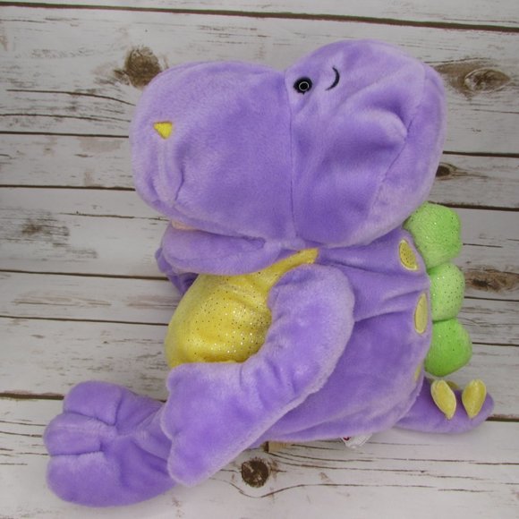 GANZ | Toys | Frolicky Fossils Purple Dinosaur Hand Puppet 1 | Poshmark